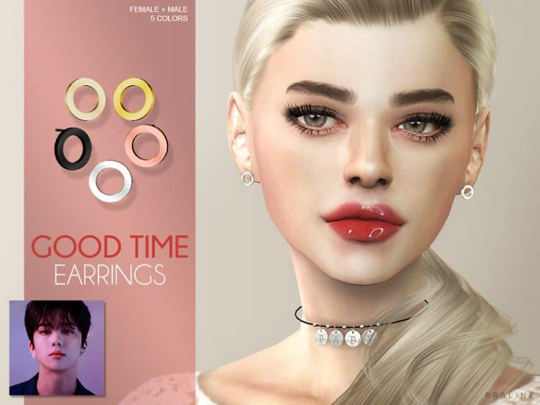 Good Time Earrings - Sims 4 Mod Download Free