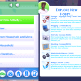 Interactive Teen Hobbies 1.2 - Sims 4 Mod Download Free